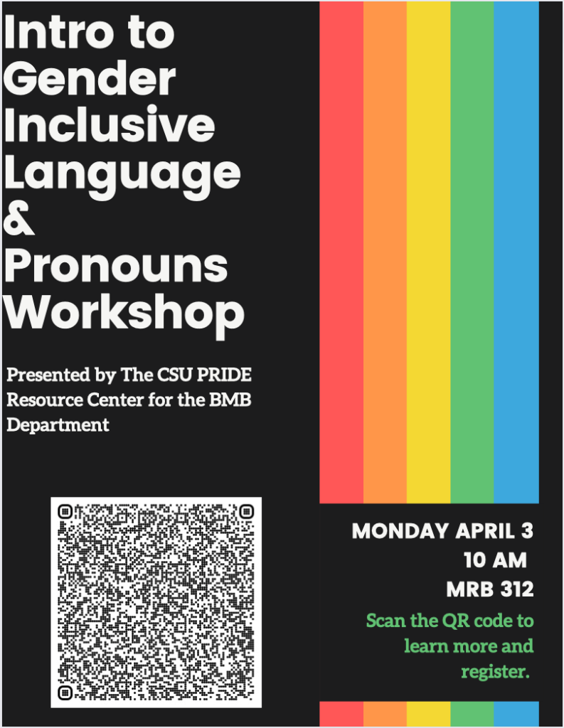 Intro to Gender Inclusive Language & Pronouns Workshop – Department of ...